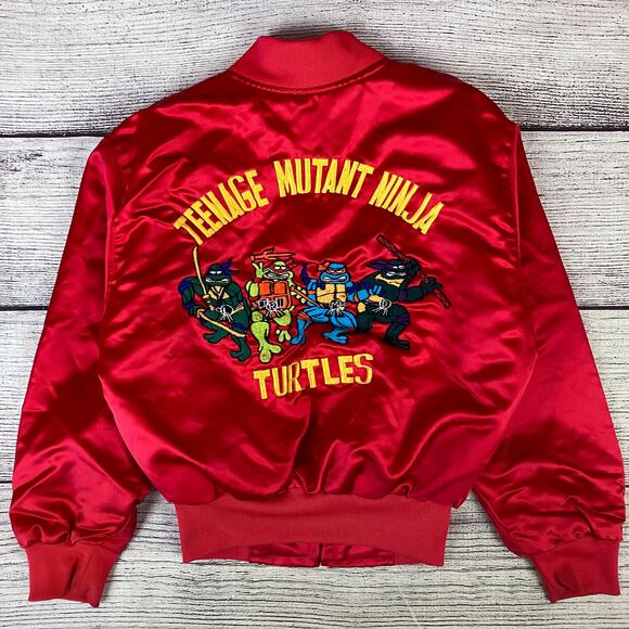 Disney | Jackets & Coats | Vintage 98s Teenage Mutant Ninja Turtles ...